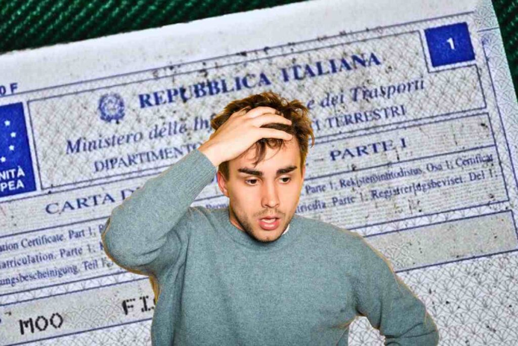 Libretto di circolazione non presente in auto, dal 1 agosto pene ...
